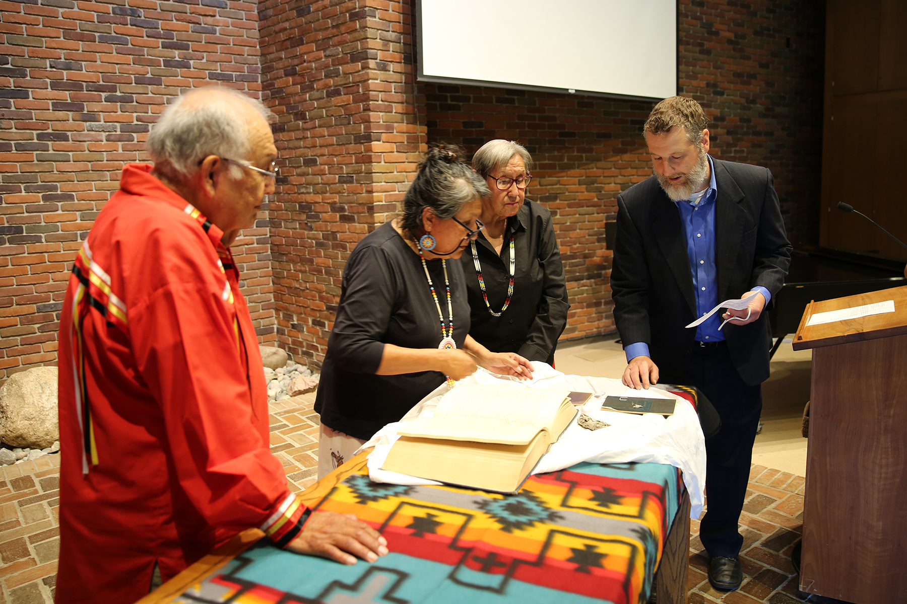 English-Cheyenne Dictionary goes home | Mennonite Education Agency