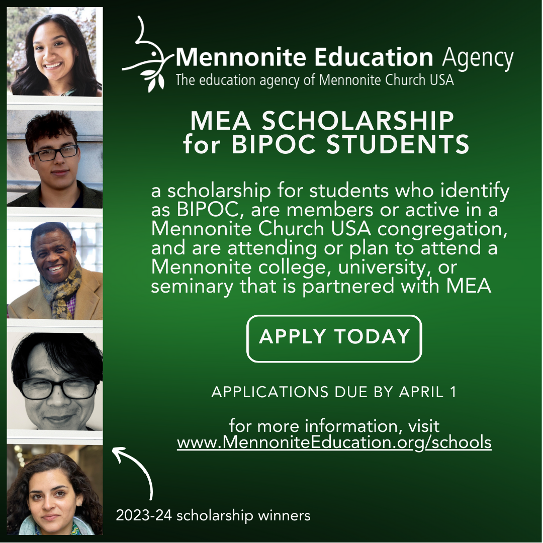 Mennonite Education Agency announces scholarship application deadline | Mennonite Education Agency